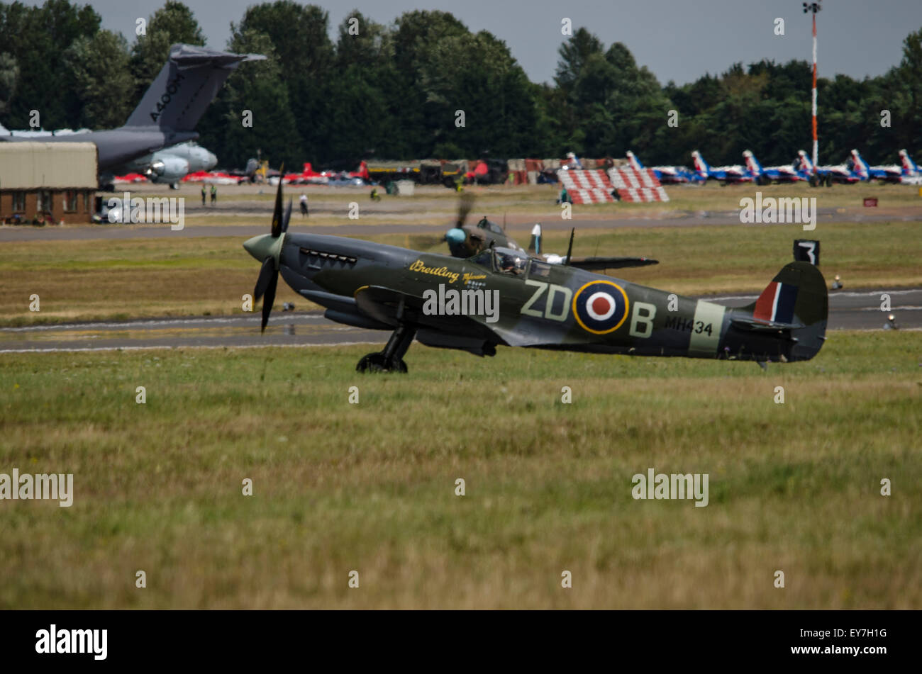 world war 2 single engine fighters Stock Photo - Alamy