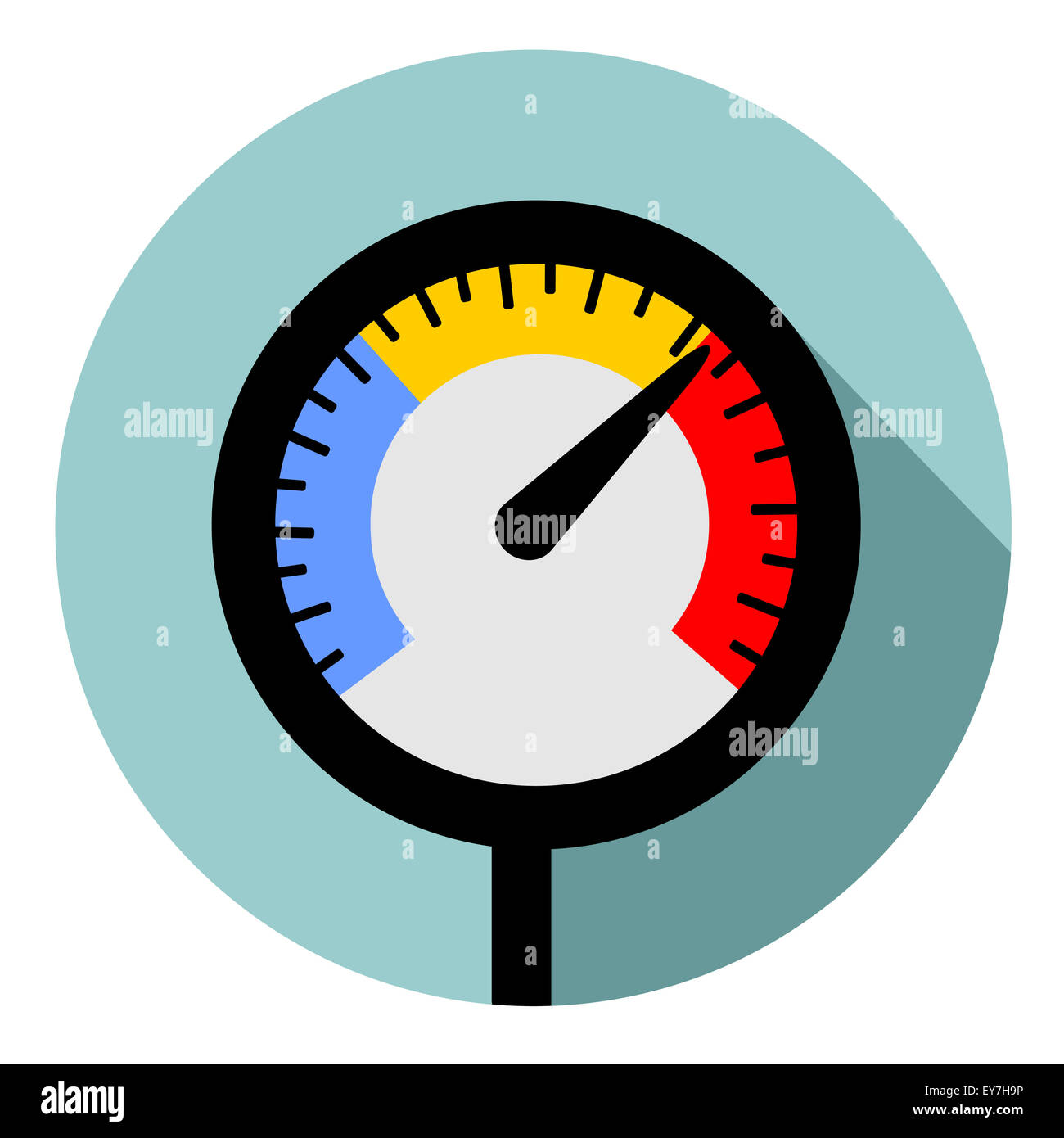 Temperature gauge used in cooking grill with the equipment Stock Photo ...