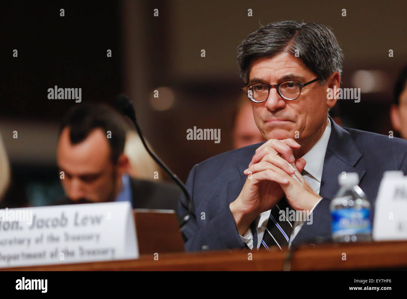 Washington, DC, USA. 23rd July, 2015. Treasury Secretary JACOB LEW ...