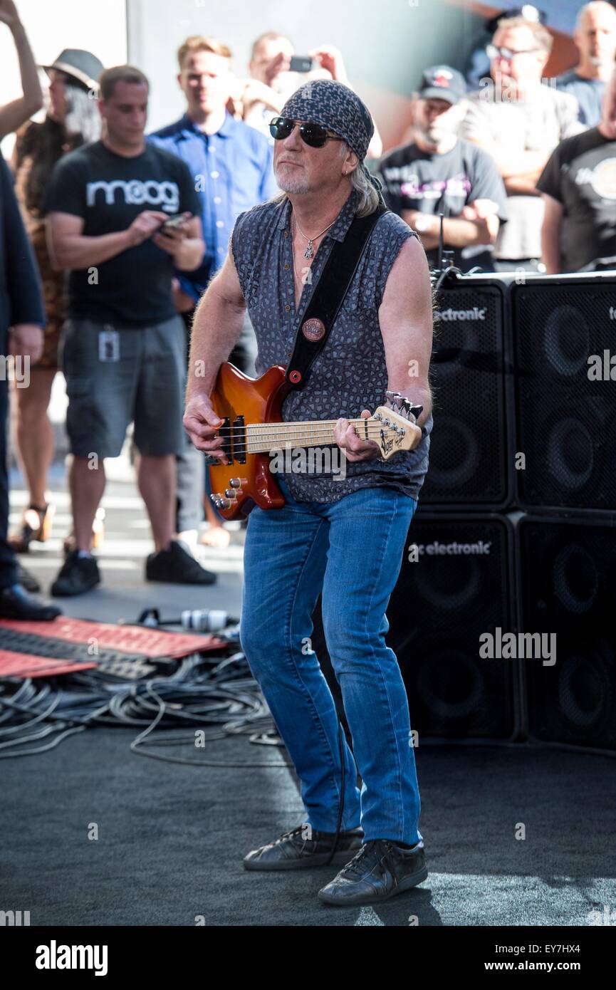 New York, NY, USA. 23rd July, 2015. Roger Glover on stage for NBC Today ...