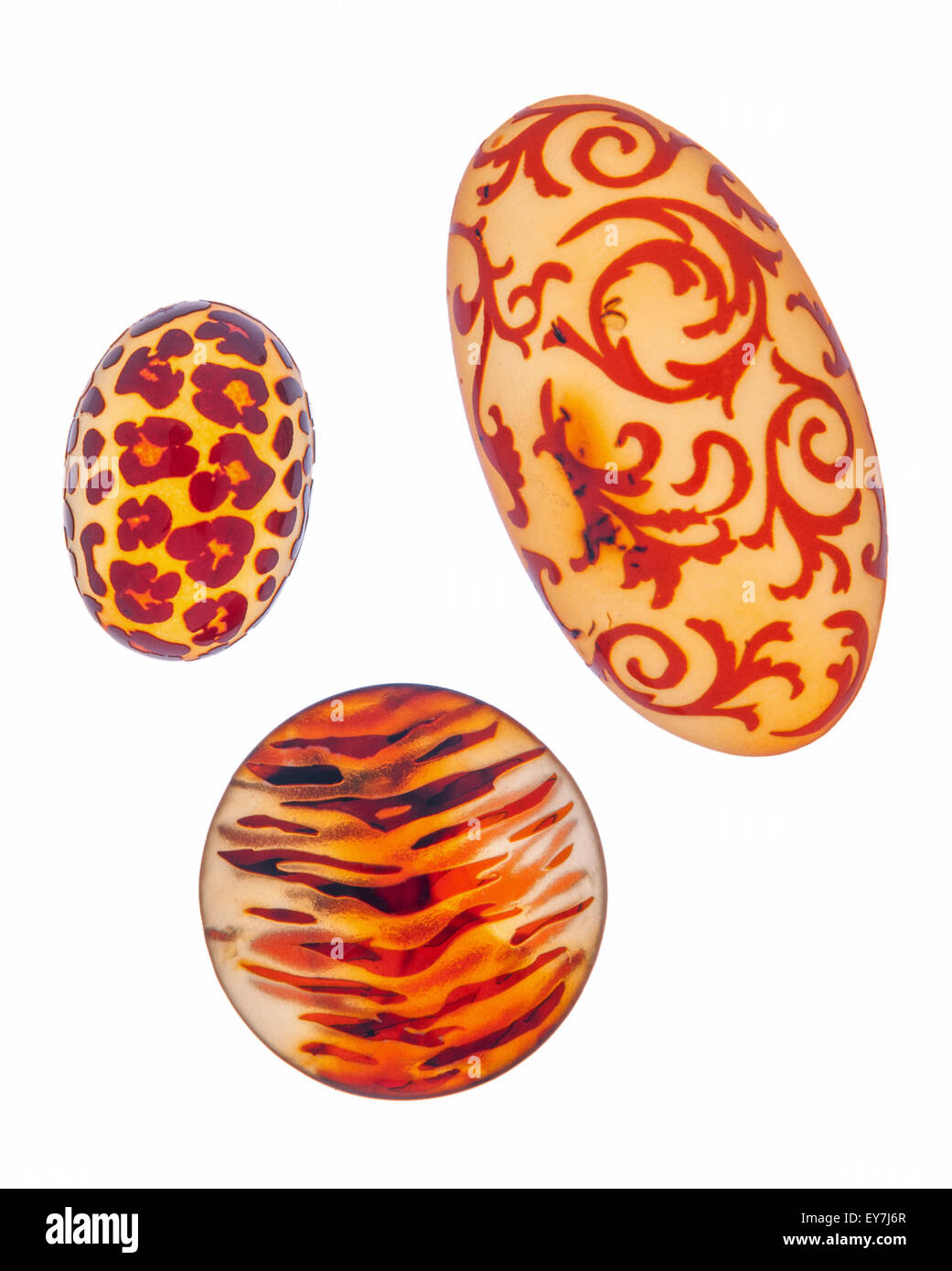 Beautifully crafted amber with pattern on white background Stock Photo ...