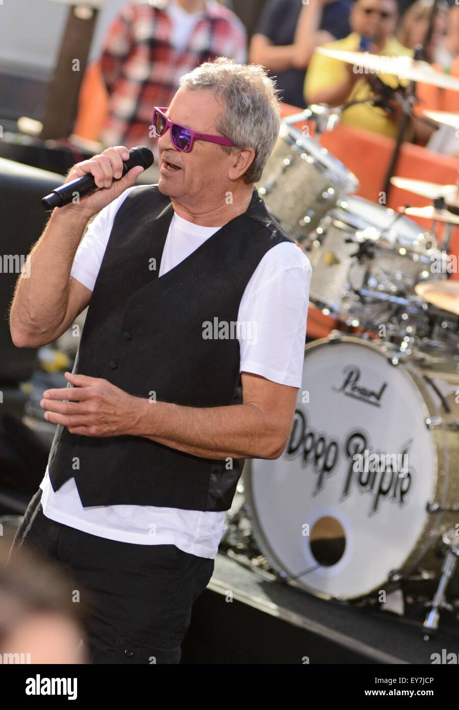 New York, NY, USA. 23rd July, 2015. Ian Gillan on stage for NBC Today ...