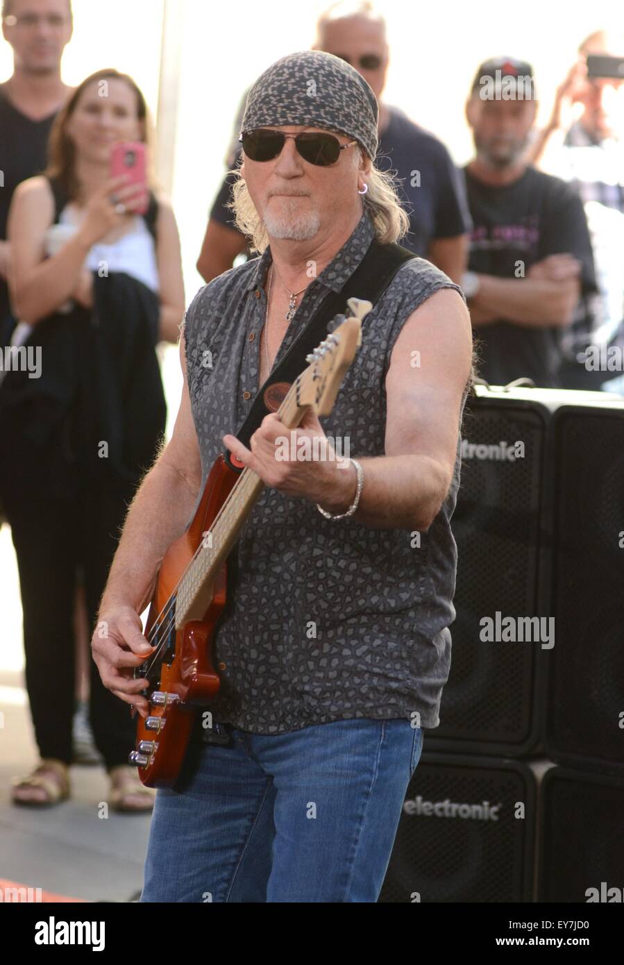 New York, NY, USA. 23rd July, 2015. Roger Glover on stage for NBC Today ...