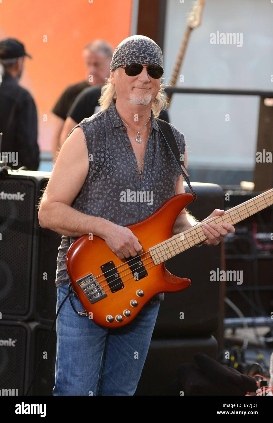 New York, NY, USA. 23rd July, 2015. Roger Glover on stage for NBC Today ...