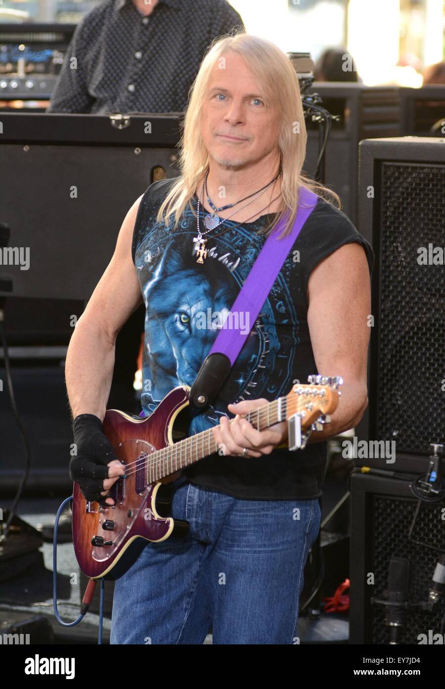 New York, NY, USA. 23rd July, 2015. Steve Morse on stage for NBC Today ...