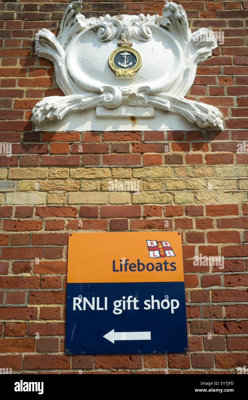 Lifeboat station and RNLI Gitf shop Stock Photo - Alamy
