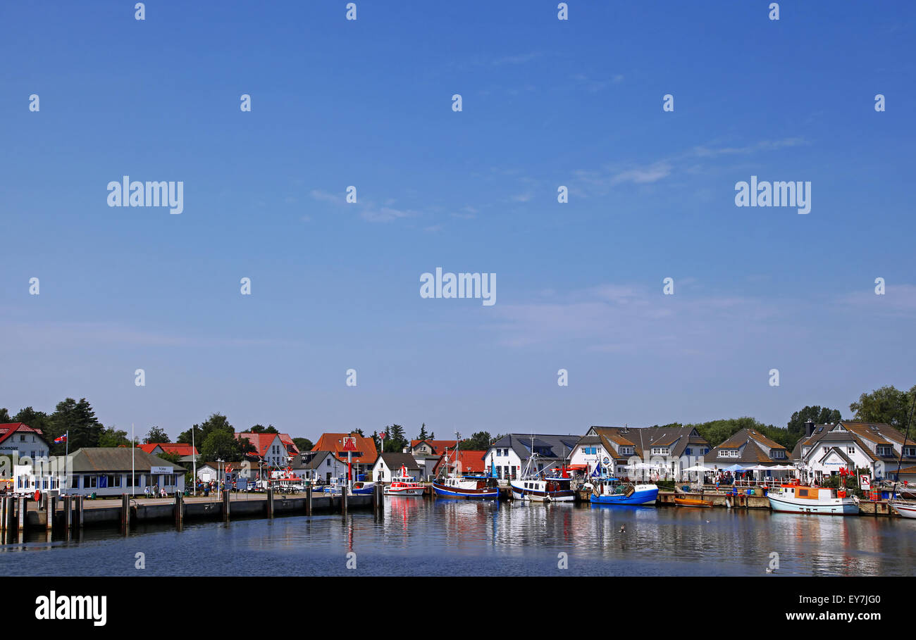 port Vitte at island Hiddensee, Germany Stock Photo - Alamy