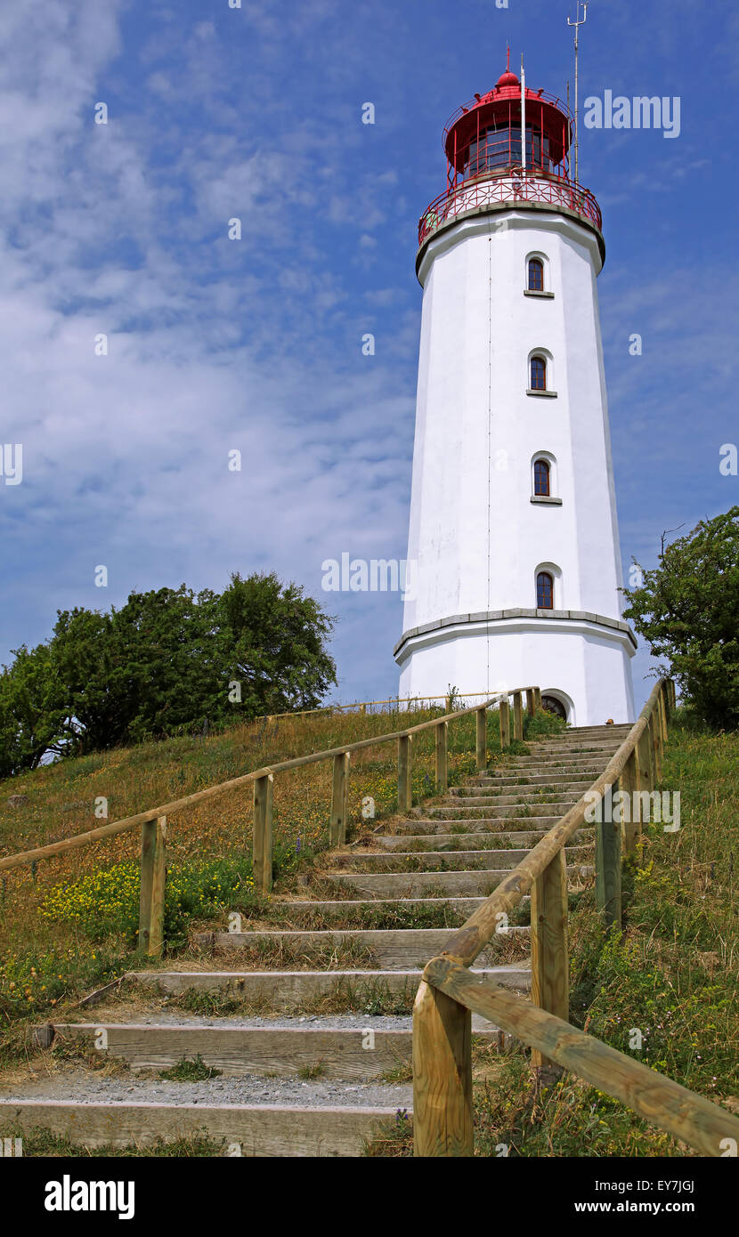 lighthouse at island Hiddensee, Germany Stock Photo - Alamy