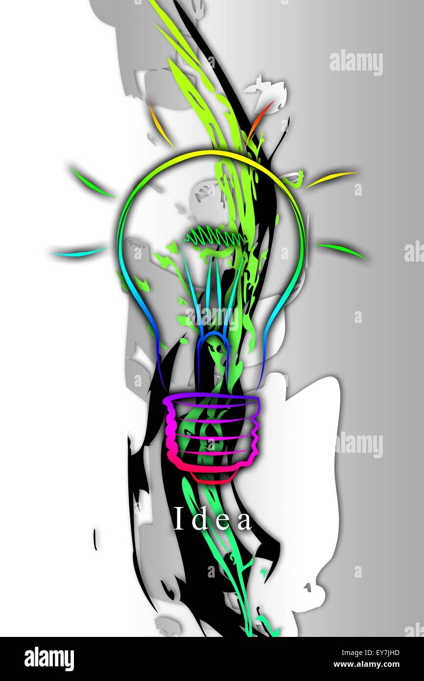 This is a nice design, the idea icon illustation Stock Photo - Alamy