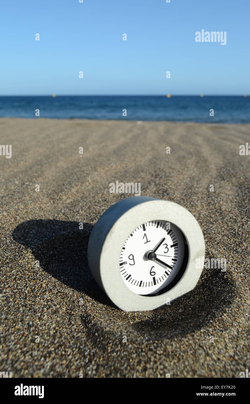 Time And Sea Concept Stock Photo - Alamy