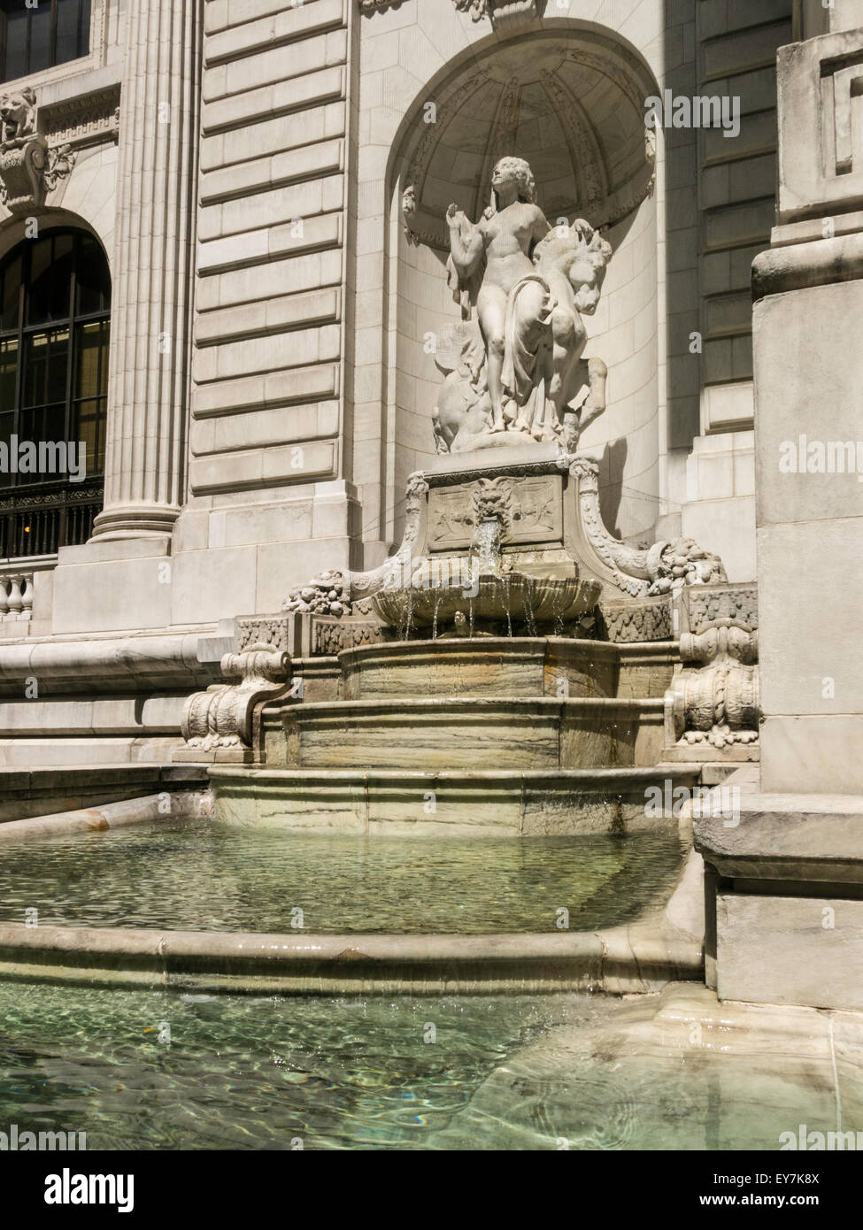 Beauty Marble Figure and Fountain, Stephen A. Schwarzman Building, NYPL ...