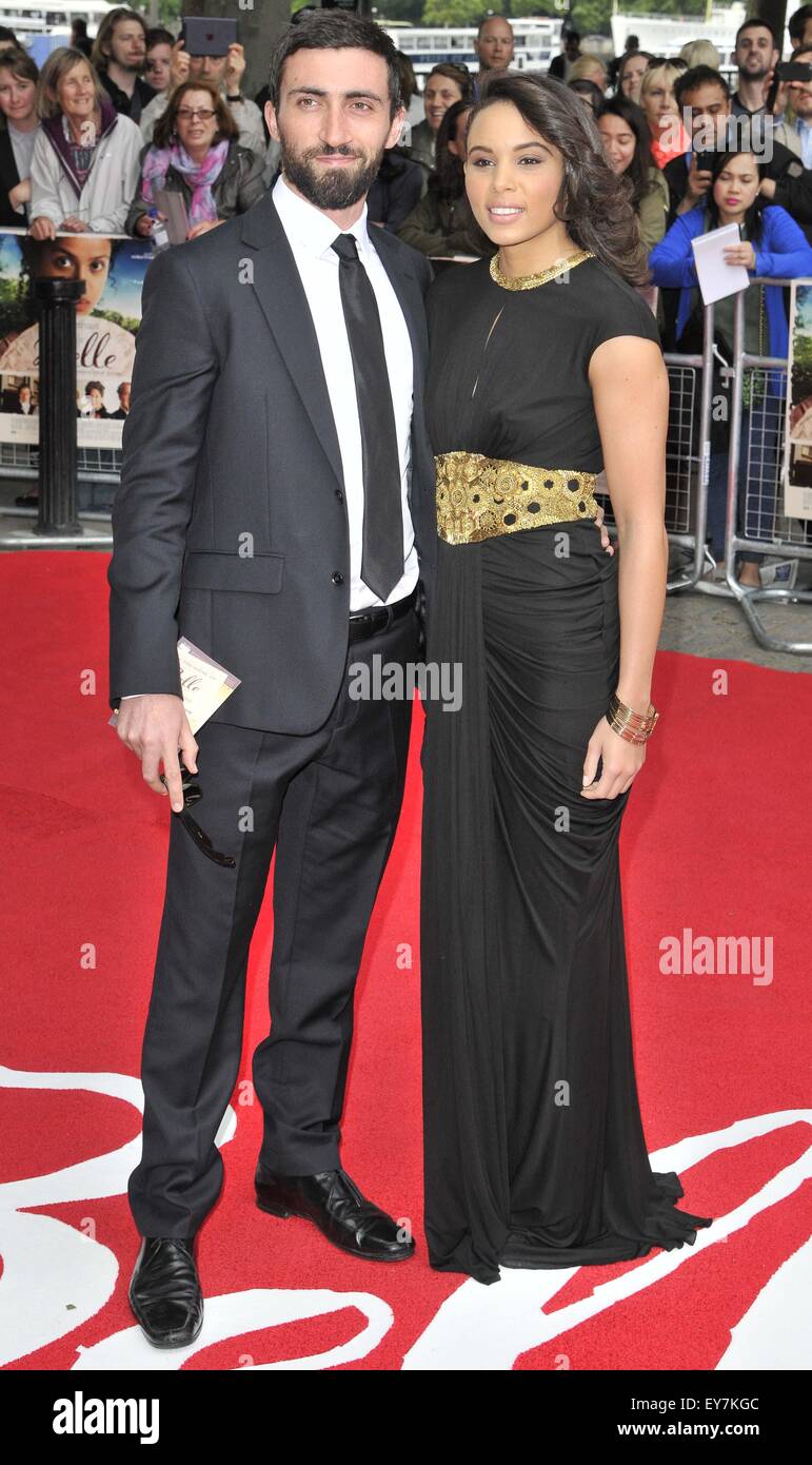 London , UK. Guests at 'Belle' UK Premiere at the BFI Southbank, London ...