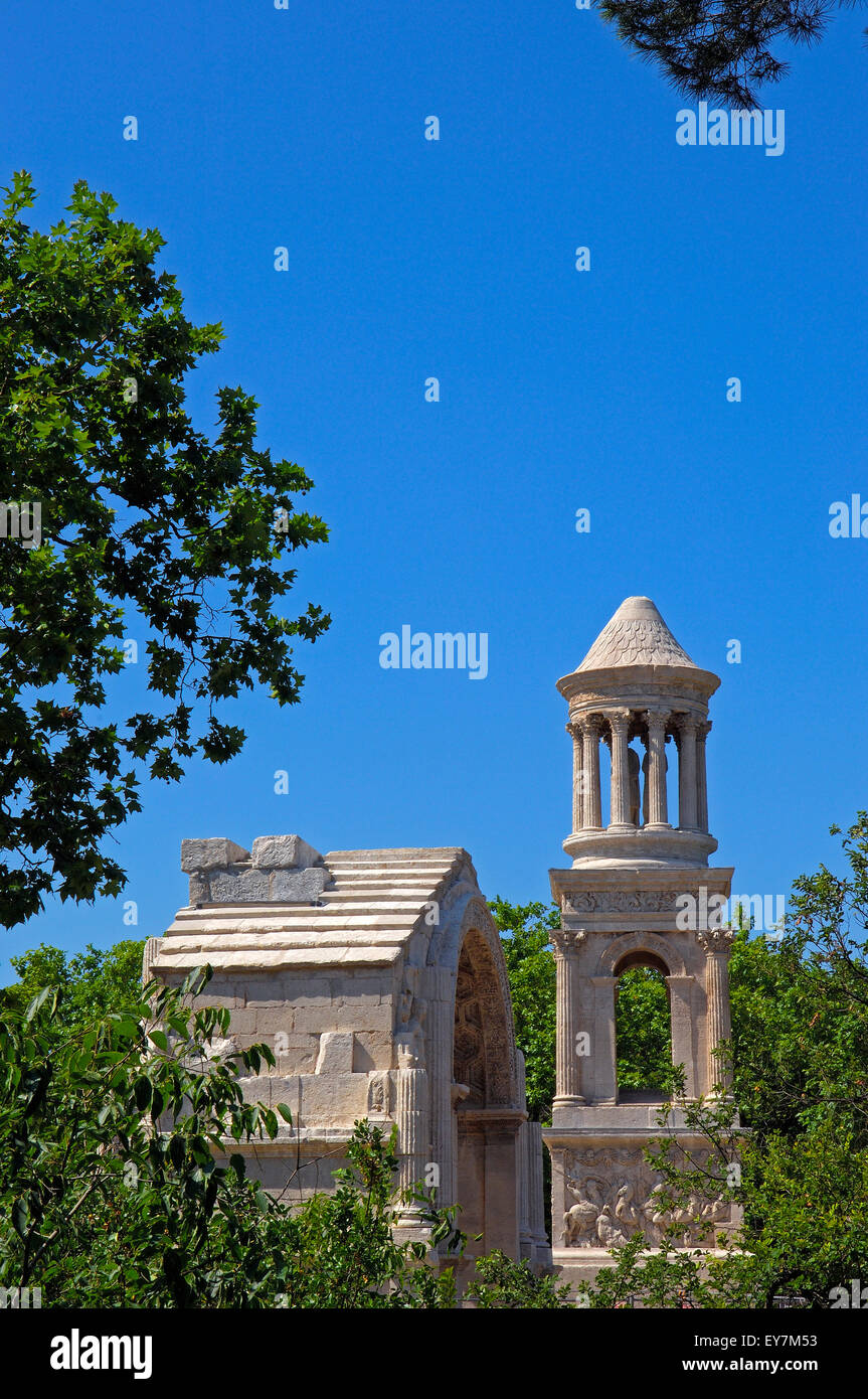 Glanum. Roman ruins. St Remy de Provence, France, Provence-Alpes-Cote-d ...