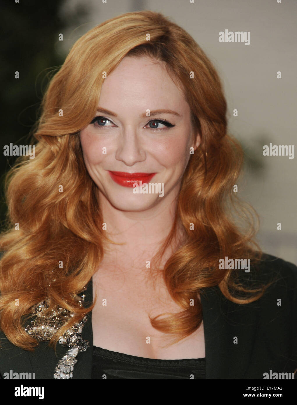 CHRISTINA HENDRICKS US film actress in July 2015. Photo Jeffrey Mayer ...