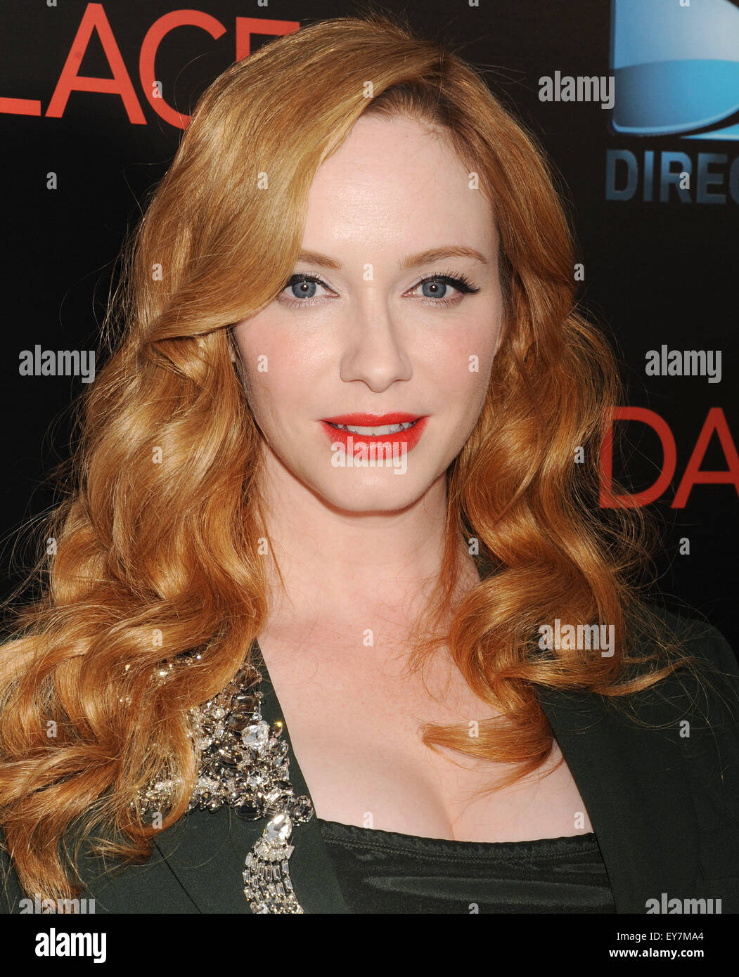 CHRISTINA HENDRICKS US film actress in July 2015. Photo Jeffrey Mayer ...