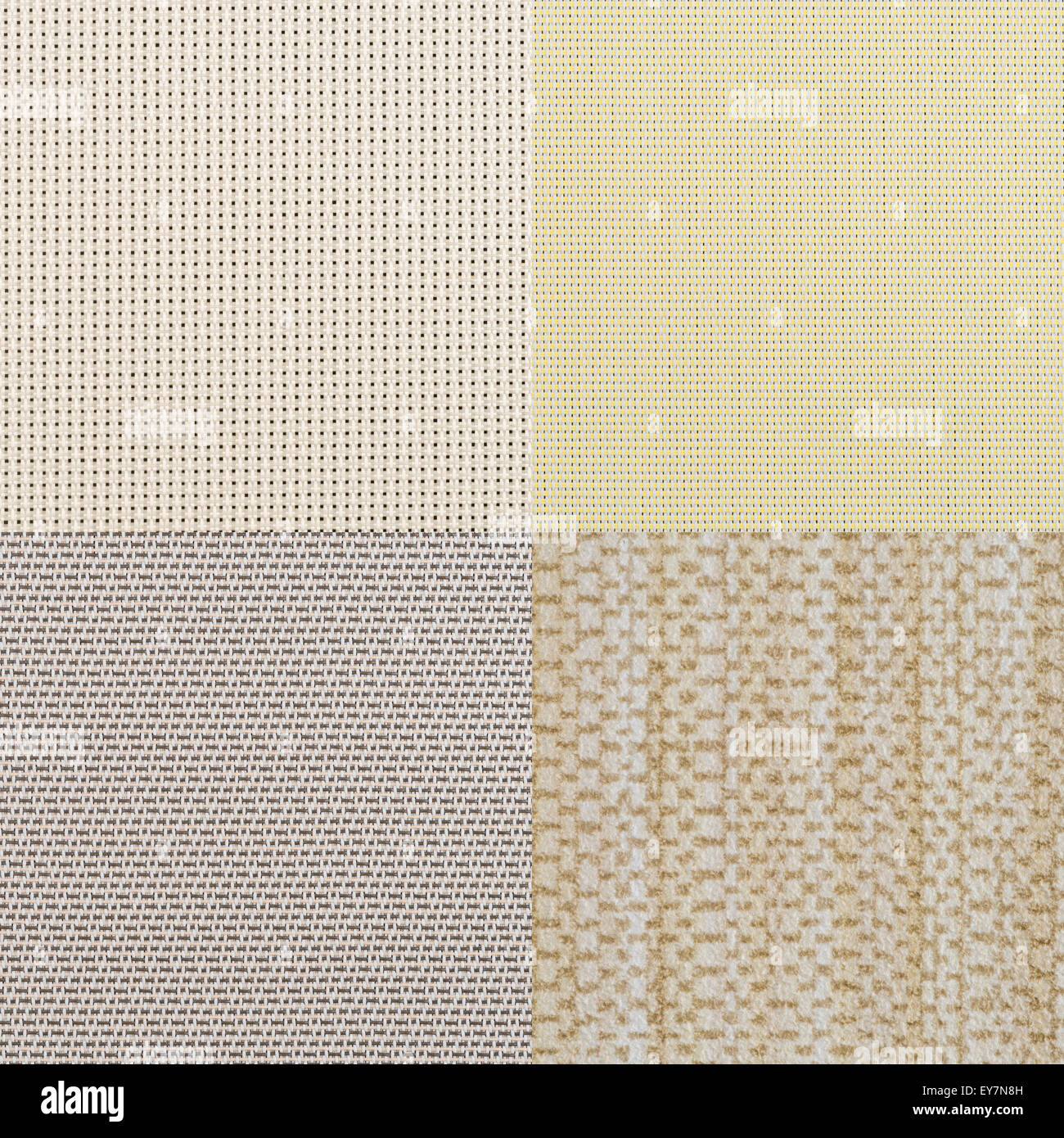 Set of beige vinyl samples, texture background Stock Photo - Alamy