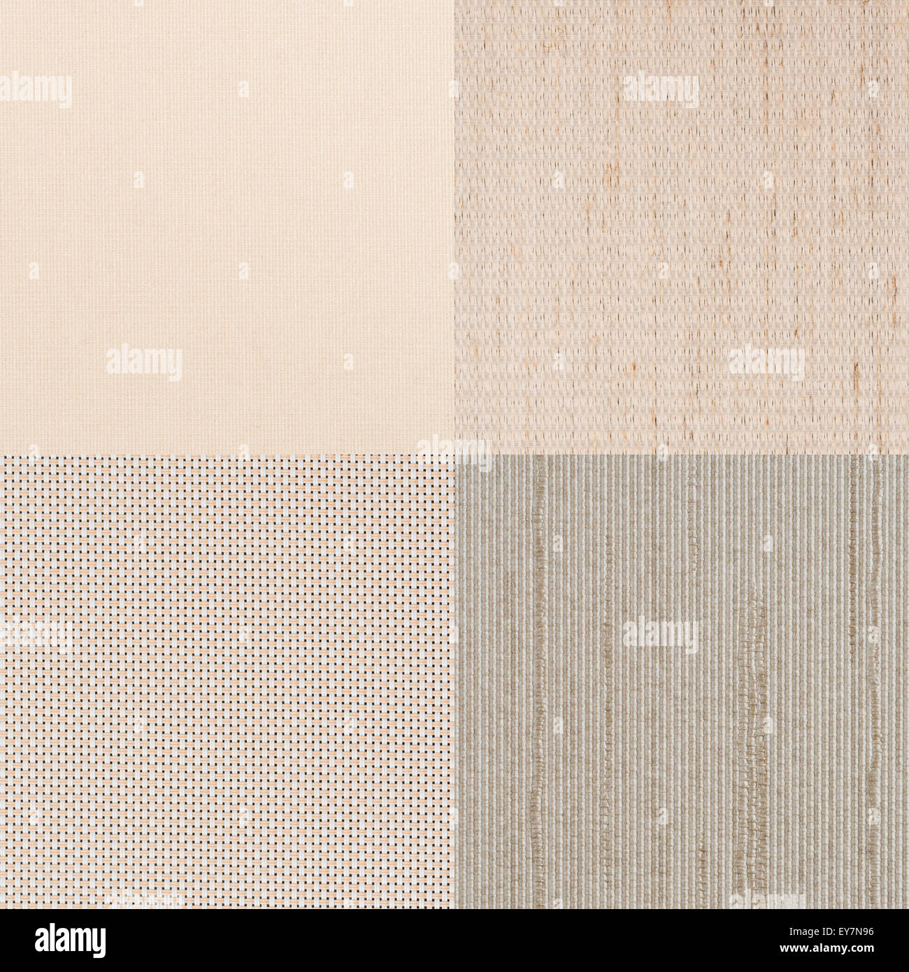 Set of beige vinyl samples, texture background Stock Photo - Alamy