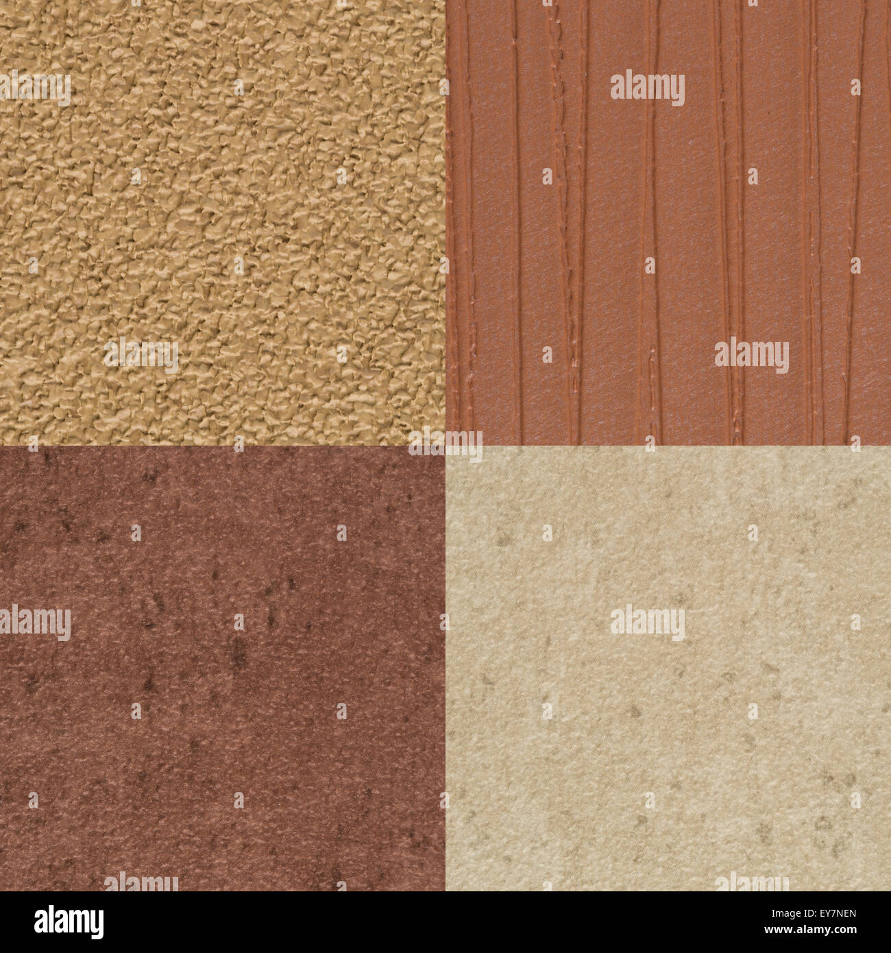 Set of brown vinyl samples, texture background Stock Photo - Alamy