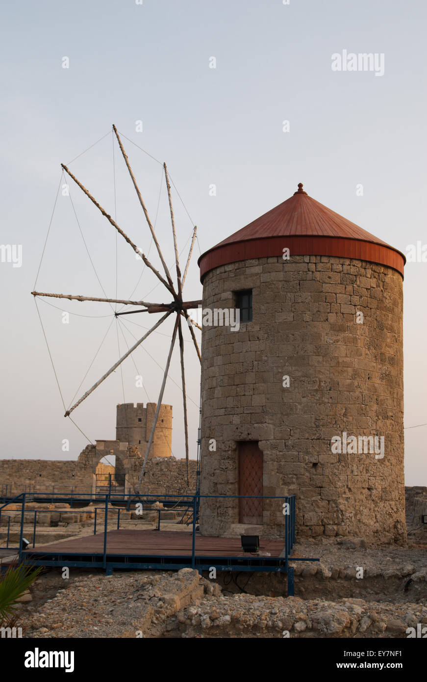Medieval windmill hi-res stock photography and images - Alamy