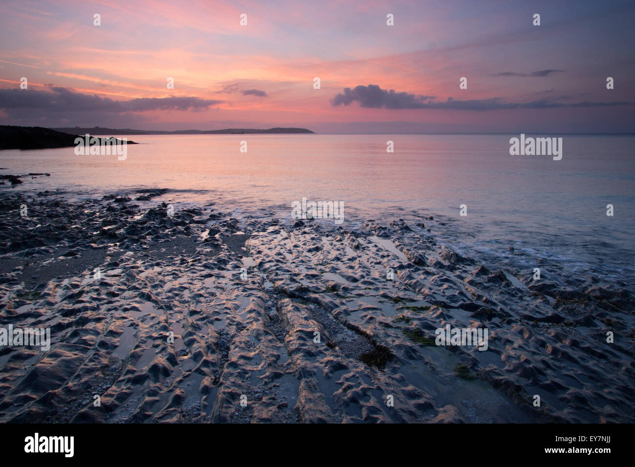 Sunrise from Bream Cove Stock Photo - Alamy