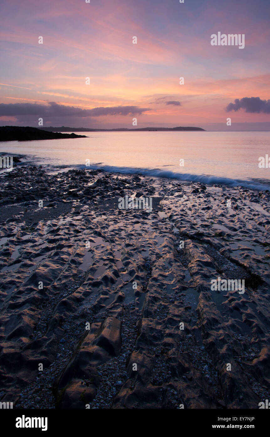 Sunrise from Bream Cove Stock Photo - Alamy