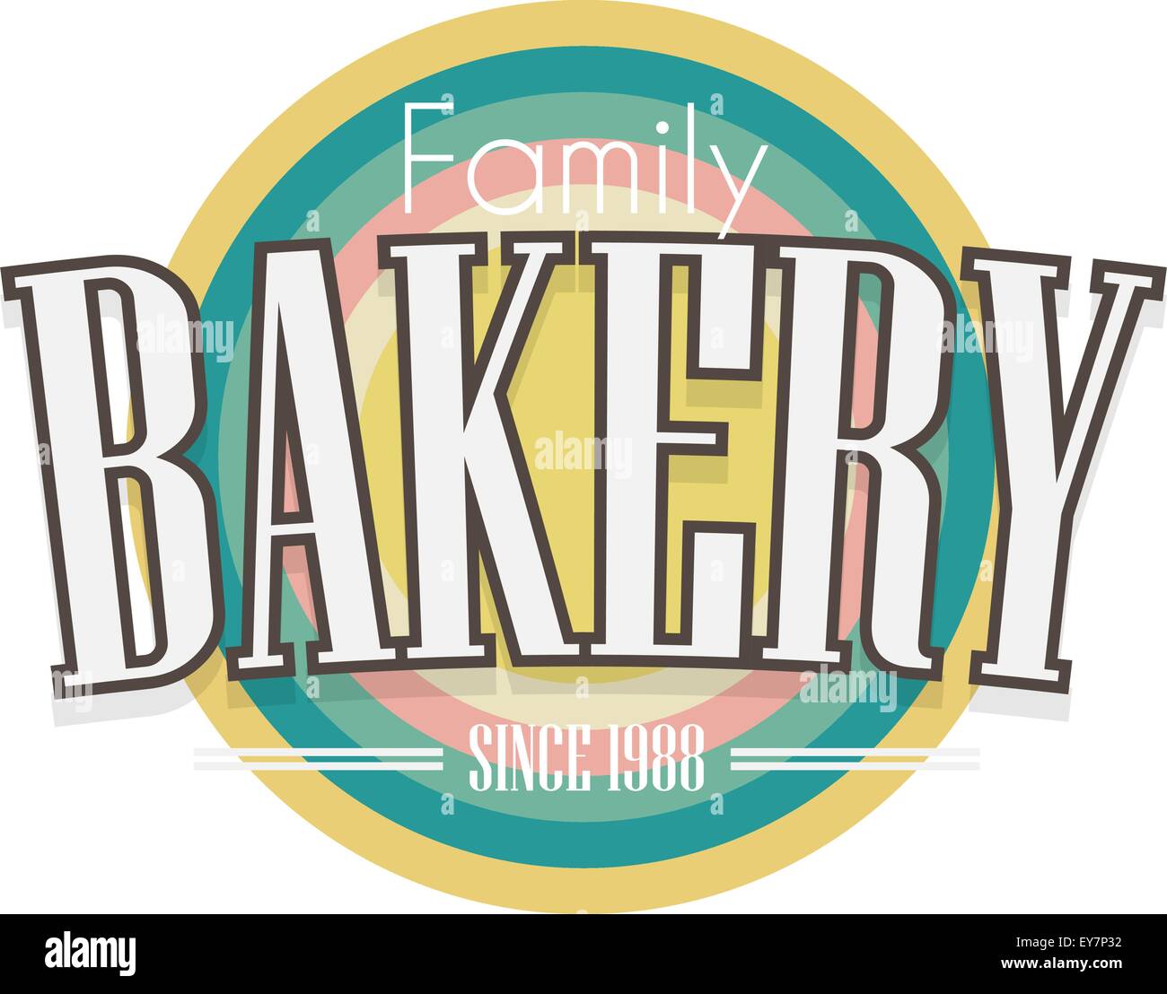 Bakery Label. Vector design Stock Vector Image & Art - Alamy