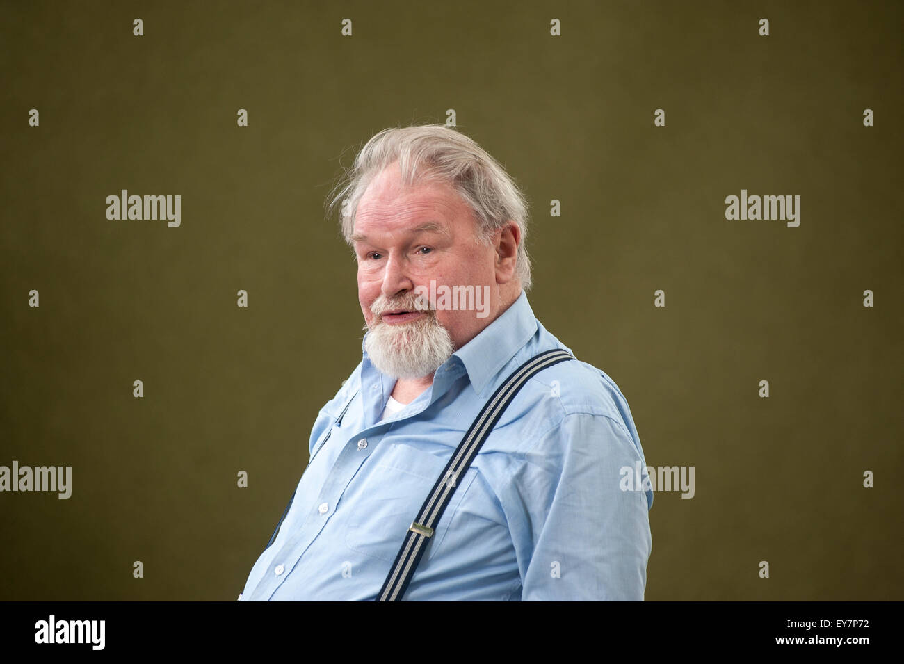 Scottish writer and artist, Alasdair Gray, appearing at the Edinburgh ...