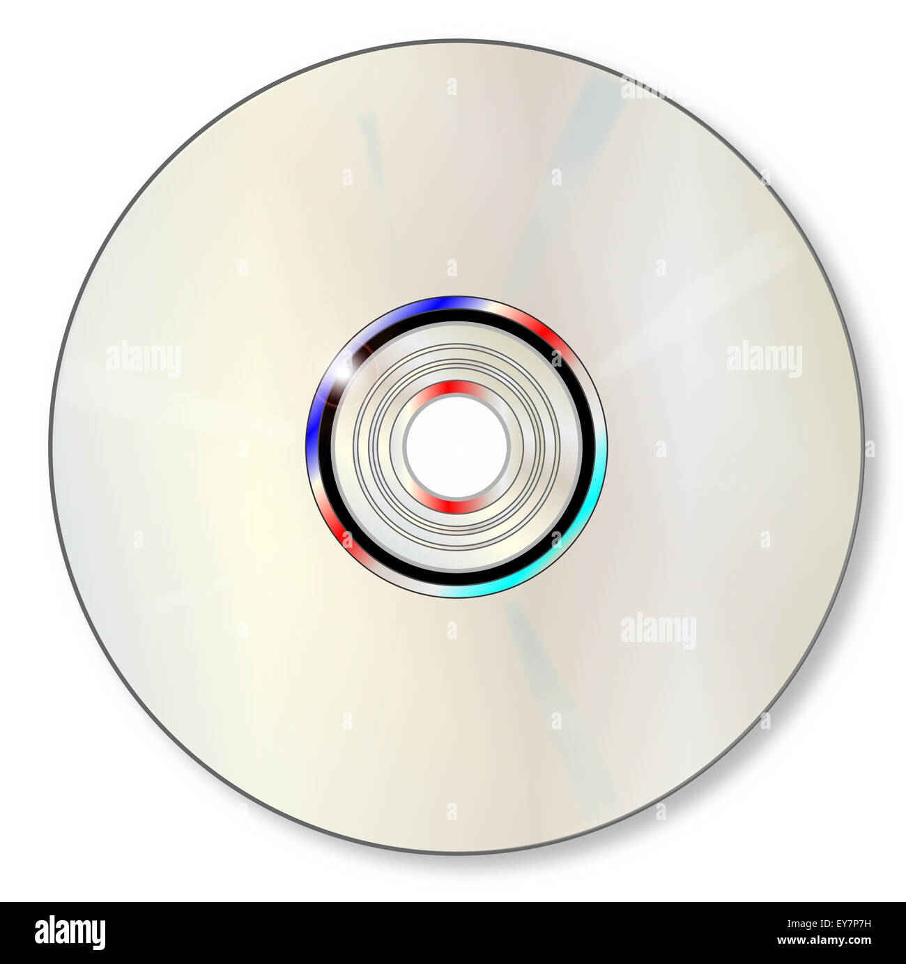 A blank DVD over a white background Stock Photo - Alamy