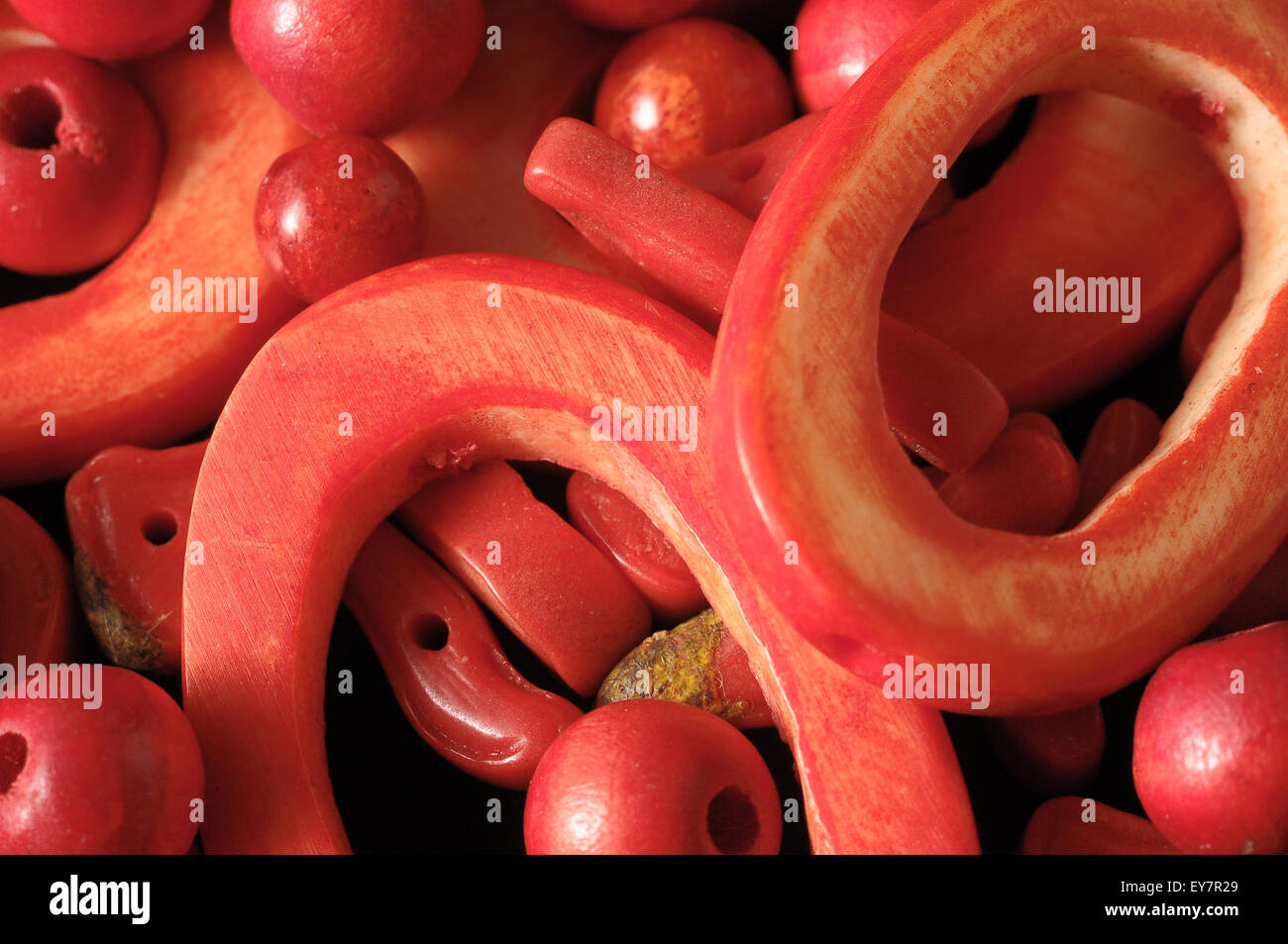 Red Coral Stones Stock Photo - Alamy