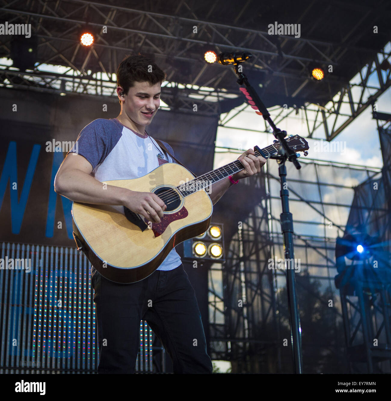 Indianapolis, Indiana, USA. 22nd July, 2015. SHAWN MENDES Performs in ...