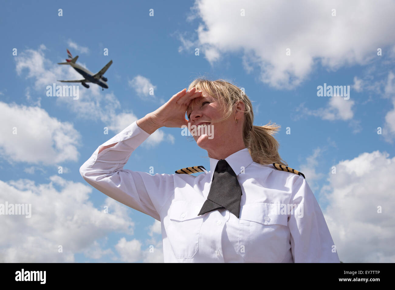 Woman Pilot High Resolution Stock Photography and Images - Alamy