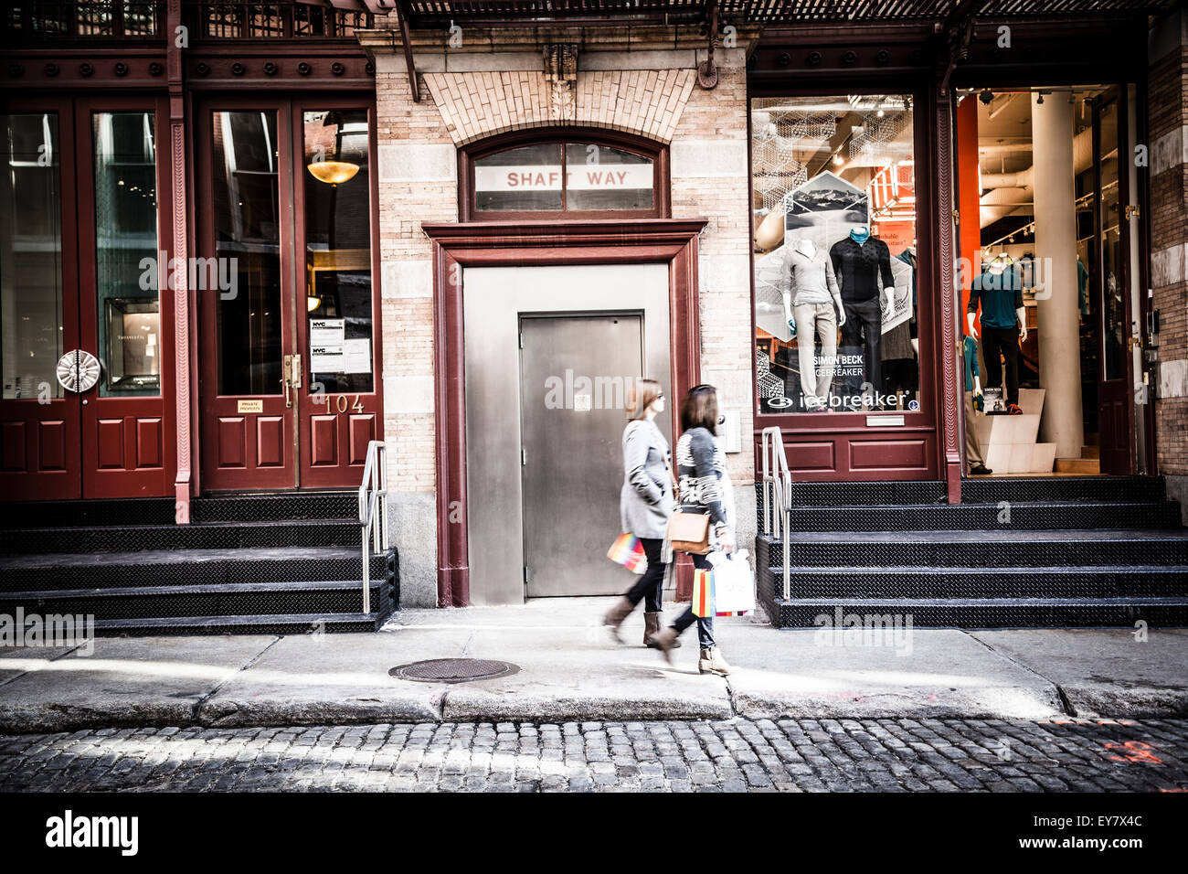 New York streetscene at Soho Stock Photo - Alamy