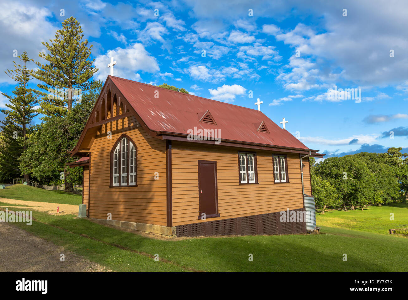 Port Arthur Church Stock Photo - Alamy