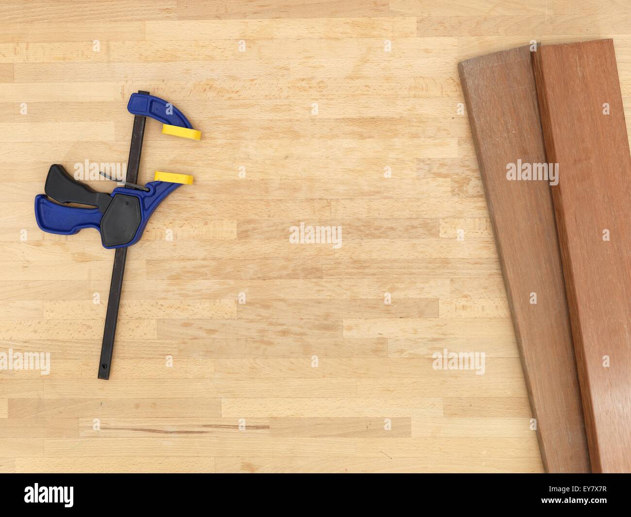 A close up shot of a workshop clamp Stock Photo - Alamy
