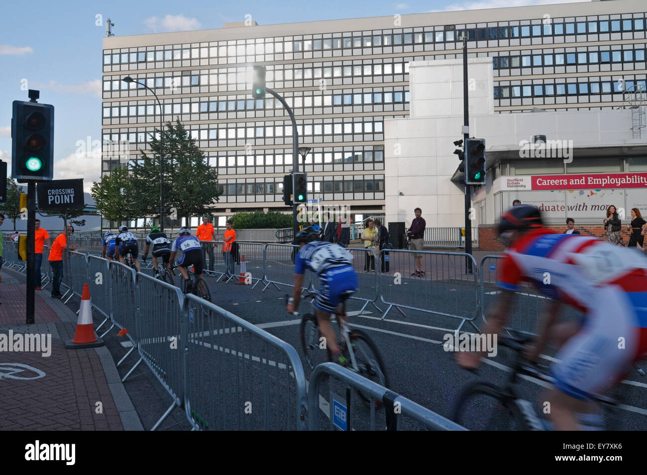 British Cycling Grand Prix, Sheffield city centre England 2015 ...