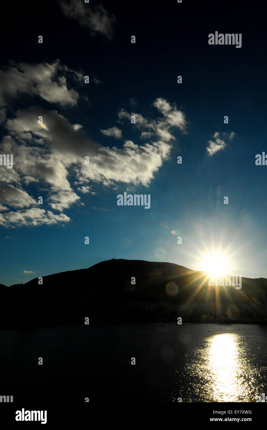 Dramatic Sunset Rays Stock Photo - Alamy