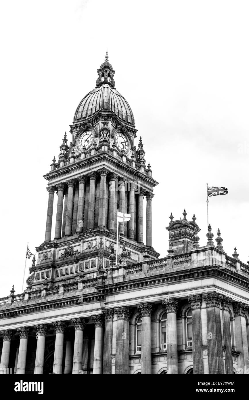 Urban clock tower Black and White Stock Photos & Images - Alamy