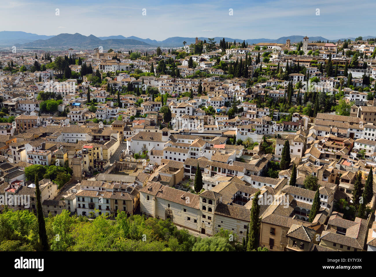 Churches of albaicin granada hi-res stock photography and images - Alamy