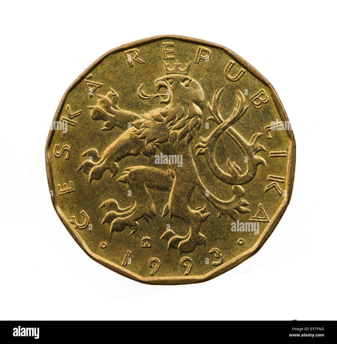 Czech crown coins hi-res stock photography and images - Alamy