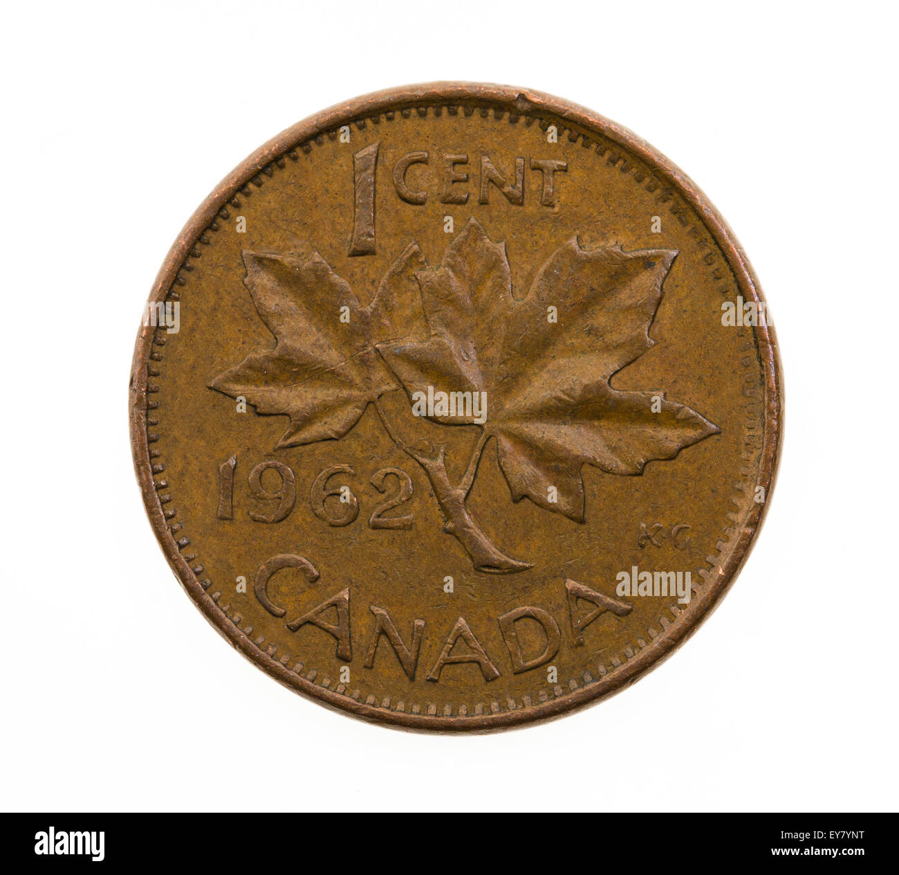Canadian 1 dollar coin hi-res stock photography and images - Alamy
