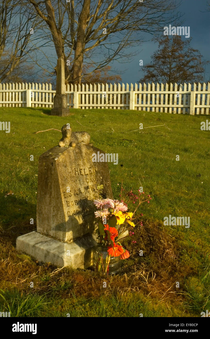 Buena Vista Cemetery, Port Gamble, Washington Stock Photo - Alamy