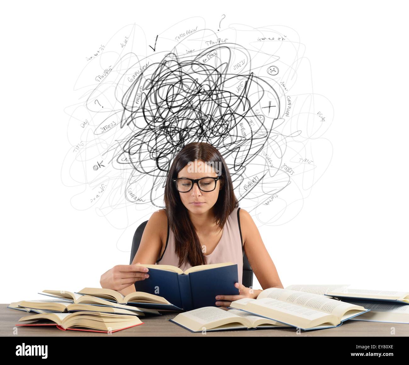 Student confused classroom hi-res stock photography and images - Alamy