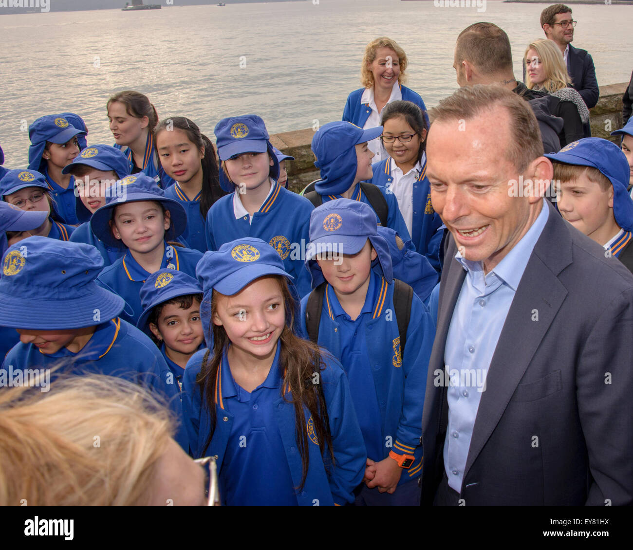 Sydney, Austrlia. 24th July, 2015. Prime Minister Tony Abbott pictured ...