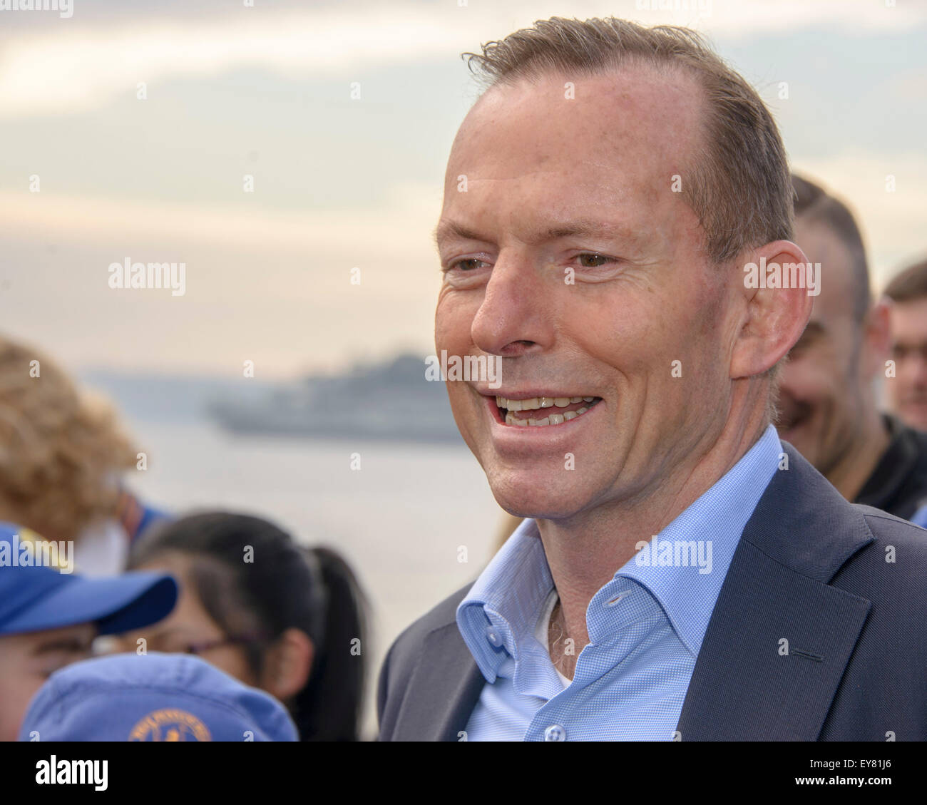 Sydney, Austrlia. 24th July, 2015. Prime Minister Tony Abbott pictured ...
