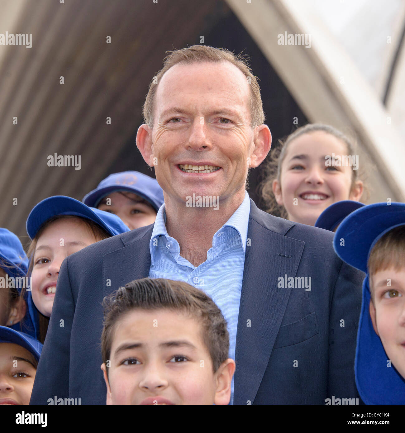 Sydney, Austrlia. 24th July, 2015. Prime Minister Tony Abbott pictured ...