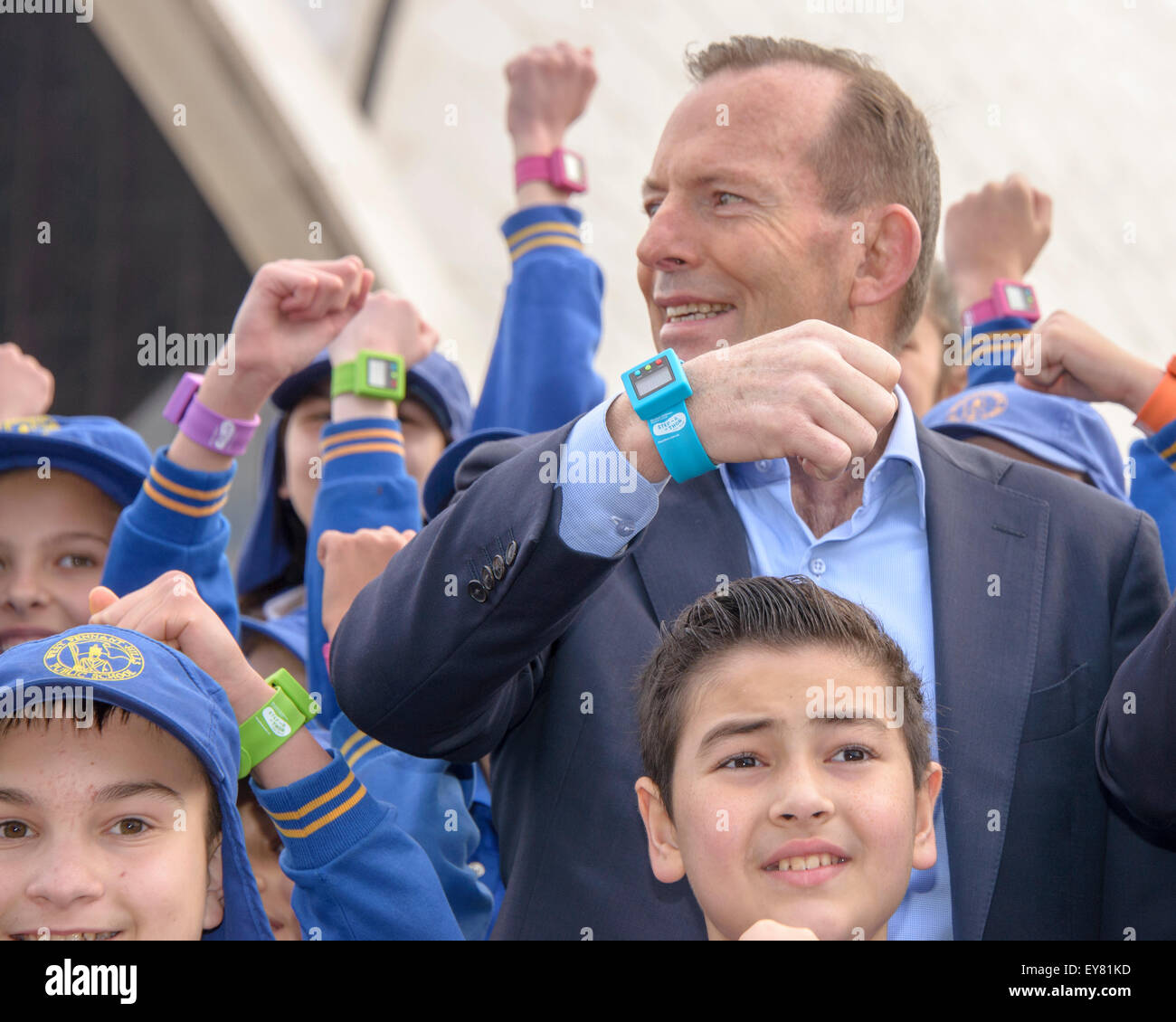 Sydney, Austrlia. 24th July, 2015. Prime Minister Tony Abbott pictured ...