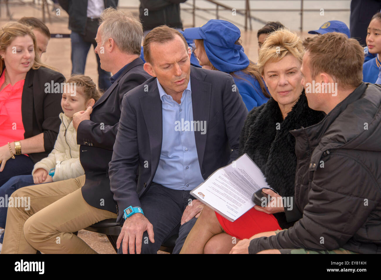 Sydney, Austrlia. 24th July, 2015. Prime Minister Tony Abbott pictured ...