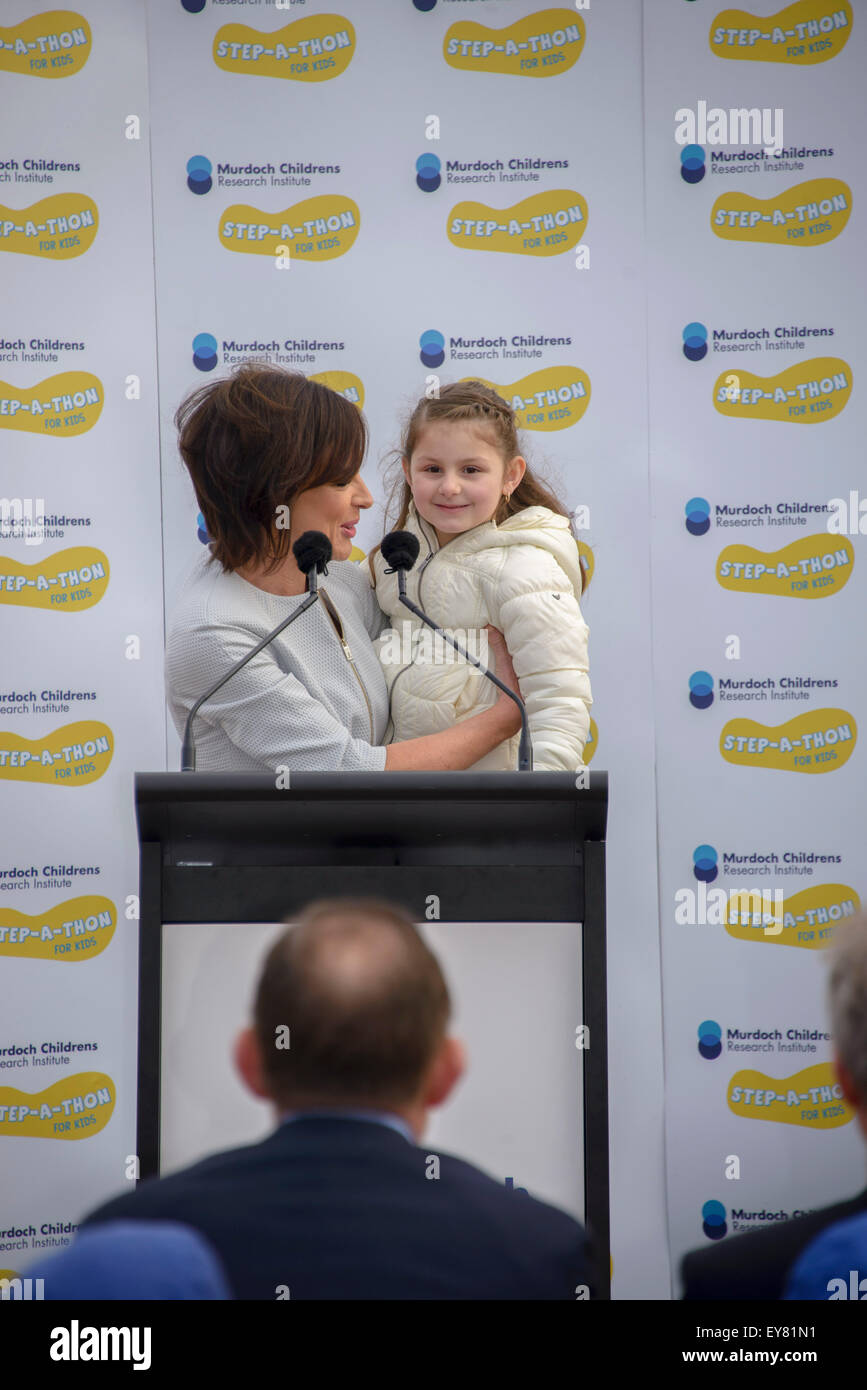 Sydney, Austrlia. 24th July, 2015. Emilee (R) and her mother at the ...