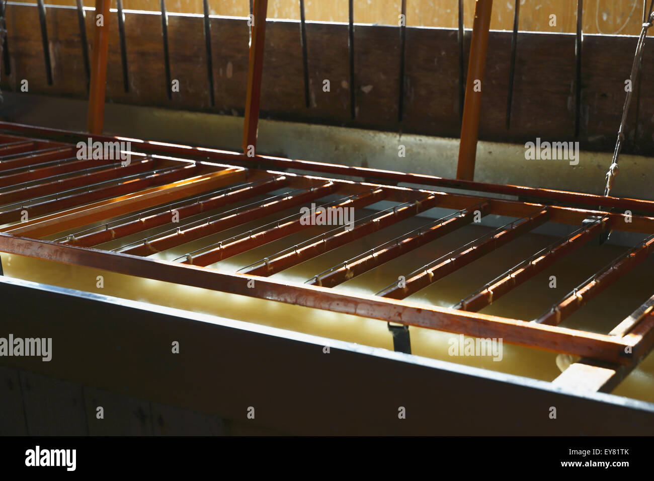 Japanese traditional paper crafting studio Stock Photo - Alamy