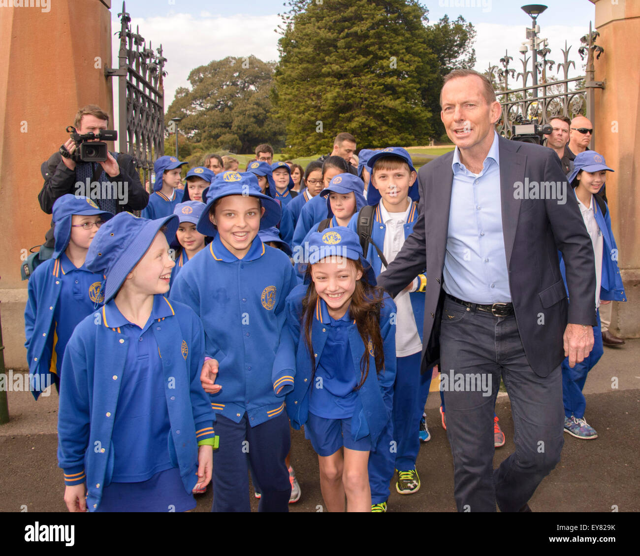 Sydney, Austrlia. 24th July, 2015. Prime Minister Tony Abbott pictured ...
